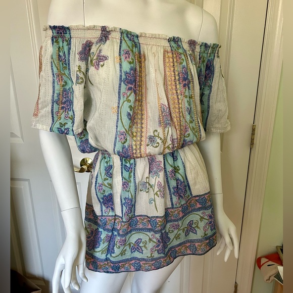 Bell | Dresses | Bell By Alicia Bell Off The Shoulder Floral ...